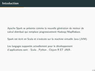 Introduction Apche Spark | PDF | Programming Languages | Computing