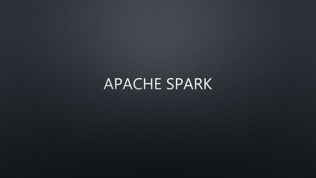 Introduction to Apache Spark | PPT