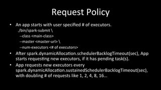 Dynamic Resource Allocation in Apache Spark | PDF