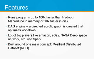 Introduction to apache spark and the architecture | PPT