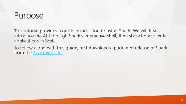 Apache Spark Tutorial | PPT
