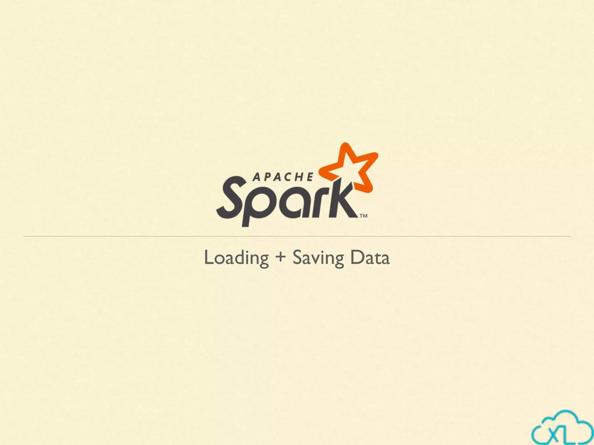 Apache Spark Loading And Saving Data Big Data Hadoop Spark Tutorial