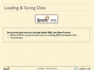 Apache Spark - Loading & Saving data | Big Data Hadoop Spark Tutorial | CloudxLab | PDF