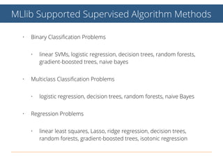 Machine Learning with Spark MLlib | PDF