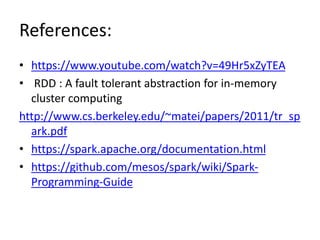 Introduction to Apache Spark and MLlib | PPT