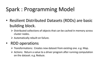 Introduction to Apache Spark and MLlib | PPT
