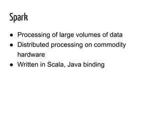 Spark - Alexis Seigneurin (English) | PPT