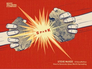 SPARK: How to Generate Ideas Worth Spreading | PPTX