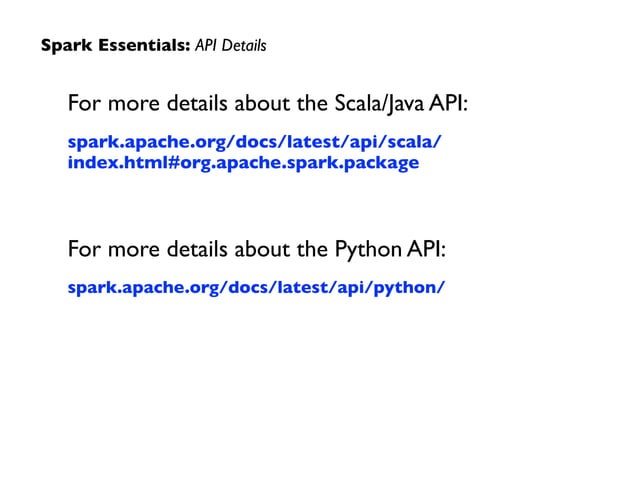 Simple Apache Spark Introduction - Part 2 | PPT