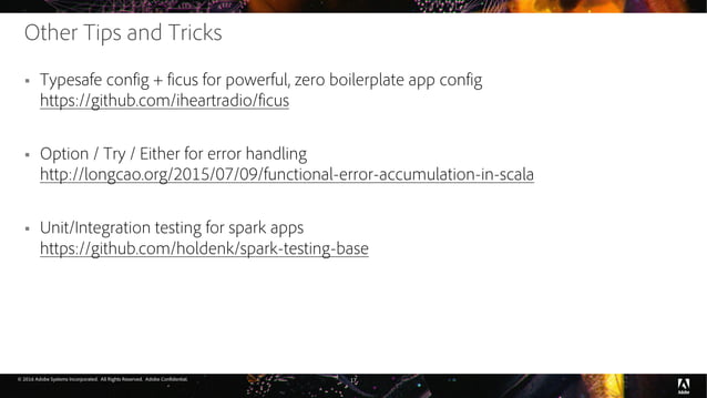 Spark and scala reference architecture | PDF