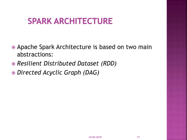 Spark architecture | PPTX