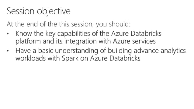 Spark as a Service with Azure Databricks | PPT
