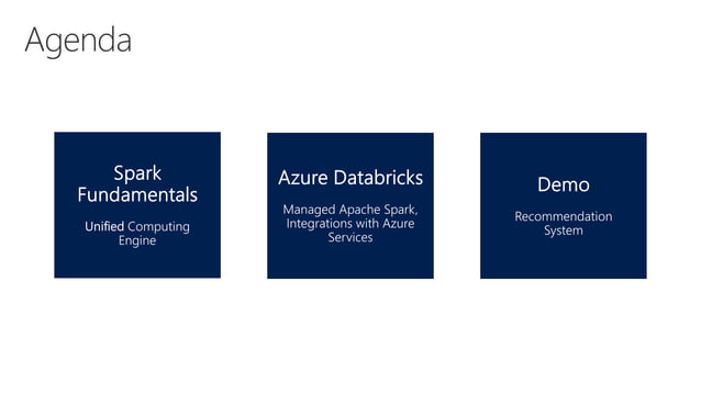 Spark as a Service with Azure Databricks | PPT