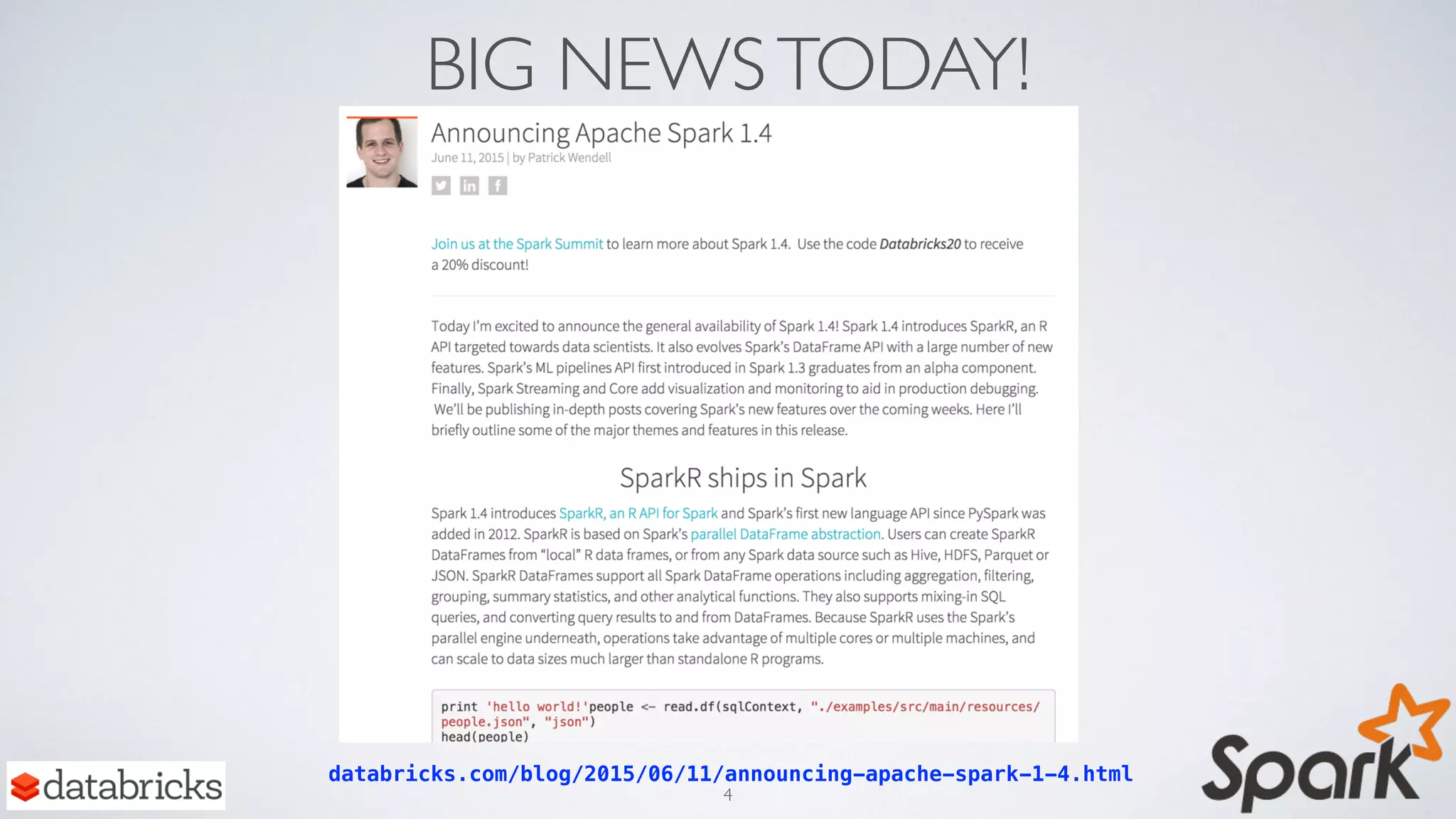 Apache Spark Overview | PDF