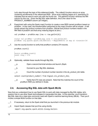 Big Data: Working with Big SQL data from Spark | PDF