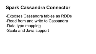 Spark + Cassandra | PPT