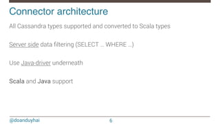 Spark cassandra connector.API, Best Practices and Use-Cases | PDF