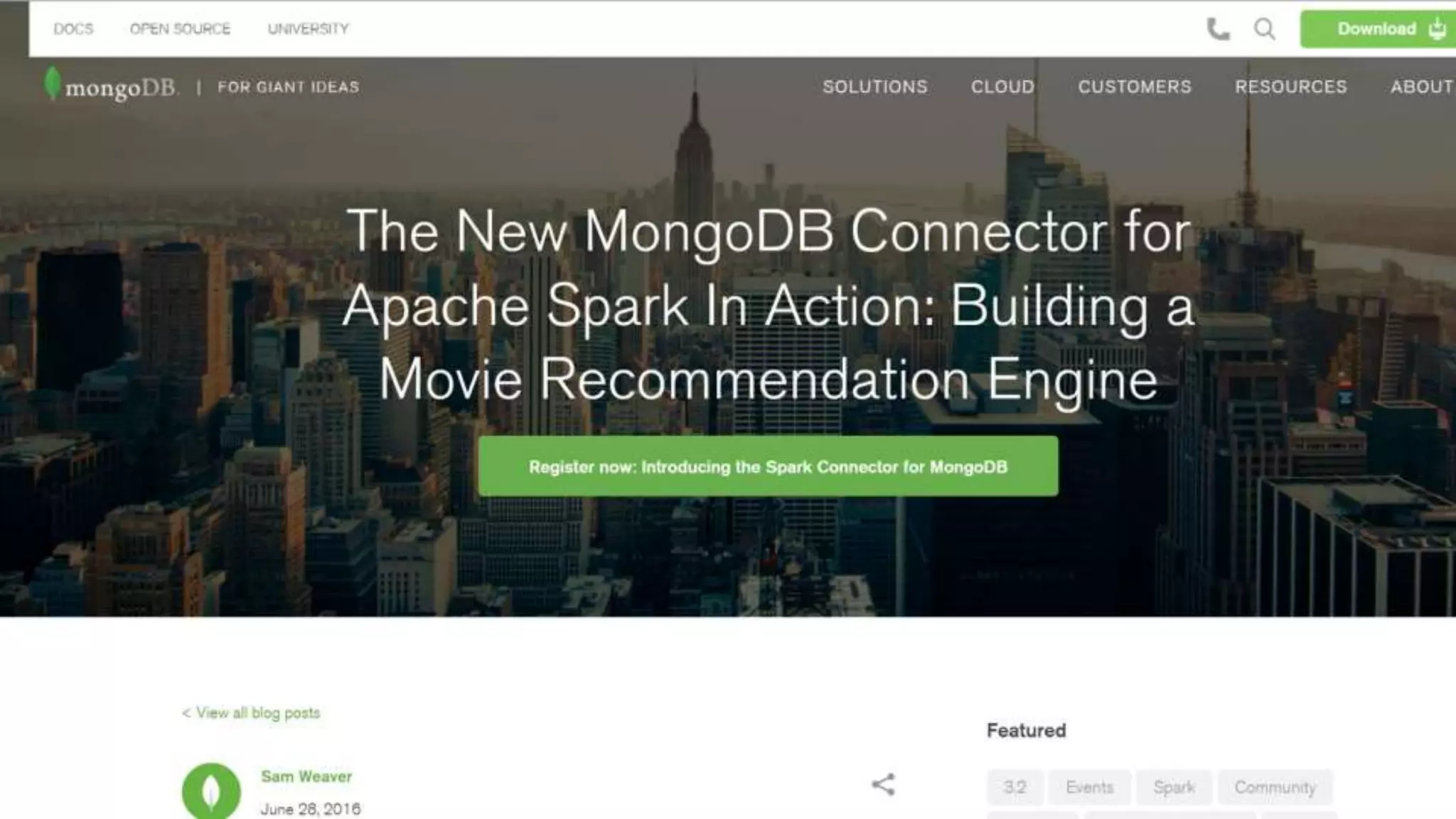 Live Demo Introducing The Spark Connector For Mongodb Ppt 