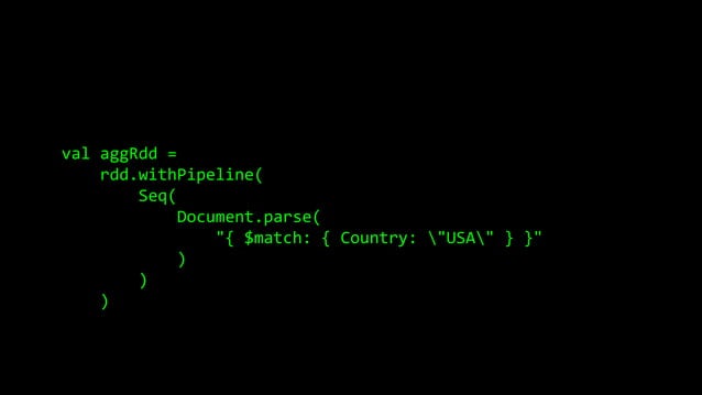 Live Demo Introducing The Spark Connector For Mongodb Ppt