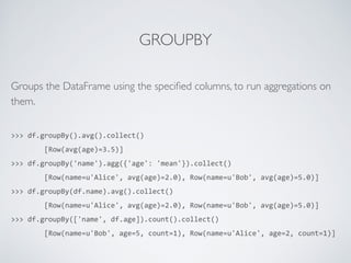 Spark Dataframe - Mr. Jyotiska | PPT