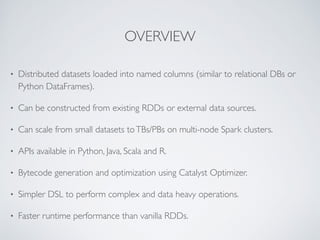 Spark Dataframe - Mr. Jyotiska | PPT