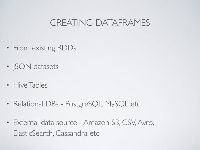Spark Dataframe - Mr. Jyotiska | PDF | Databases | Computer Software and Applications