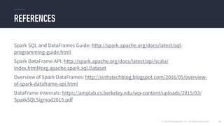 Spark DataFrames for Data Munging | PPT