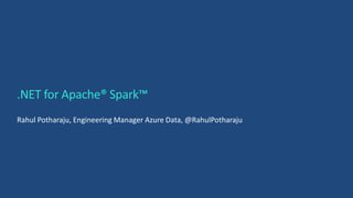 Bringing the Power and Familiarity of .NET, C# and F# to Big Data ...