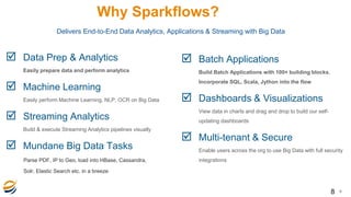 Sparkflows - Build E2E Data Analytics Use Cases in less than 30 mins | PPT