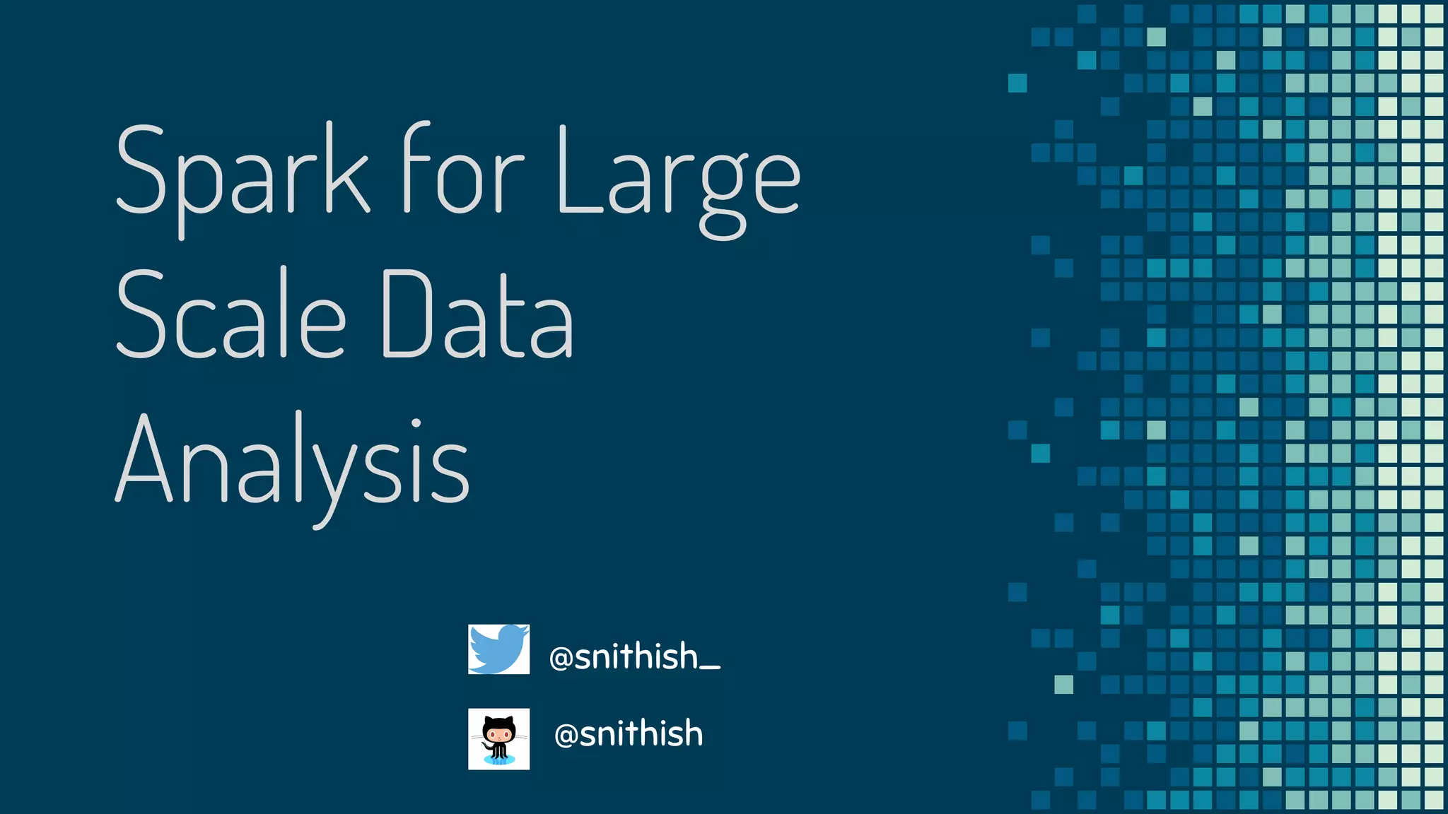 Why Spark for large scale data analysis | PPT