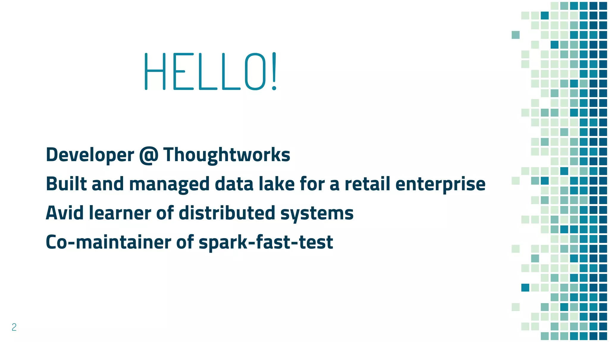 Why Spark for large scale data analysis | PPT