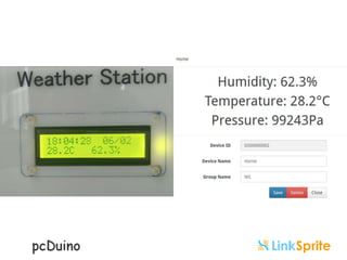 Home Automation with LinkSprite IO | PPT