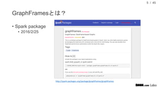 Spark graph framesとopencypherによる分散グラフ処理の最新動向 | PPT