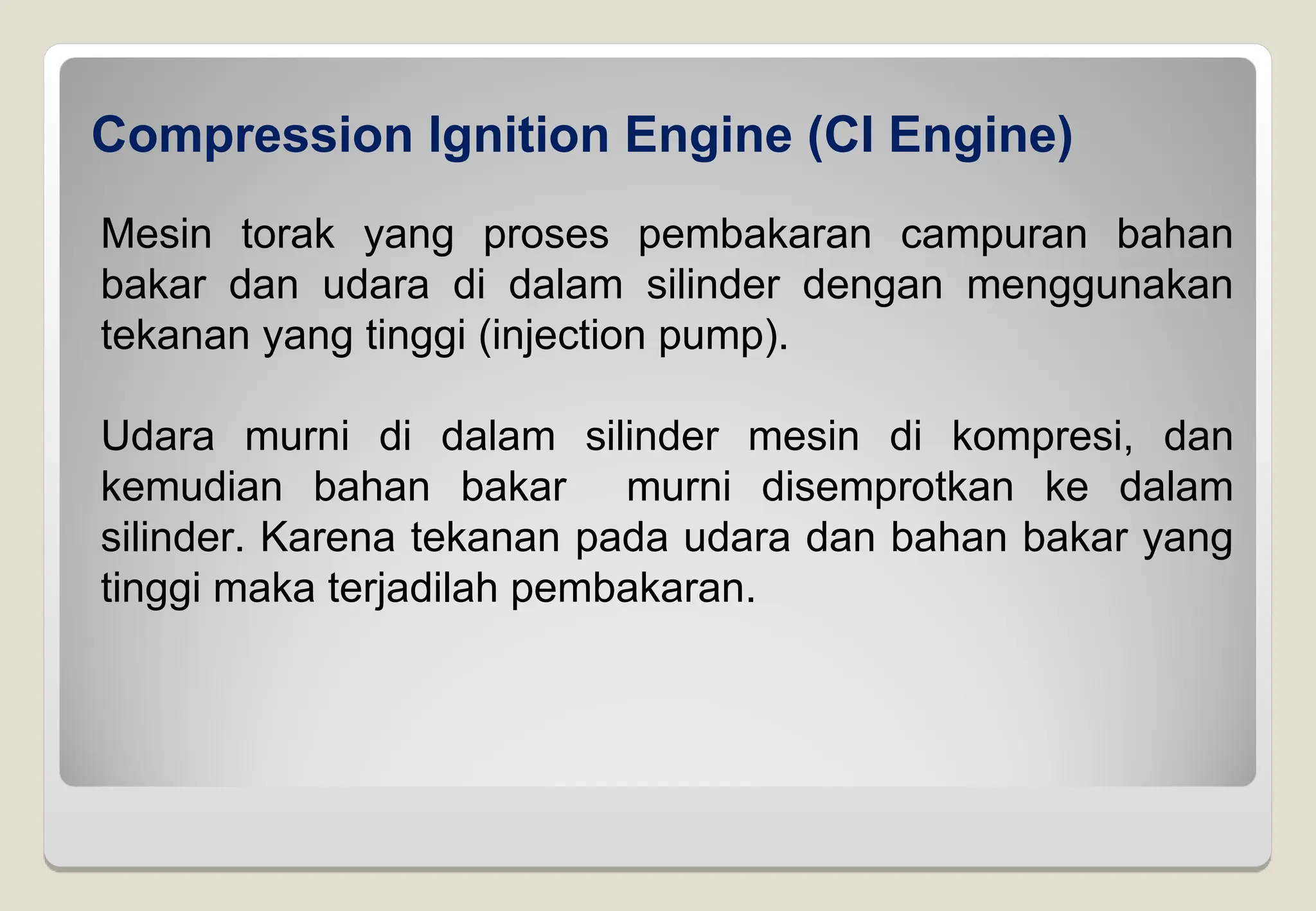 (Spark Ignition Engines and Compression Ignition Engine).ppt