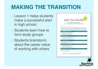 Sparking The Future College Preparation Lesson Plans | PDF