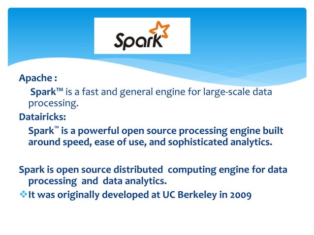 Apache Spark Introduction | PDF