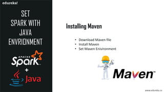 Spark Java Tutorial | Edureka | PPT