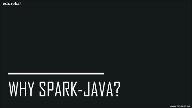 Spark Java Tutorial Edureka Ppt