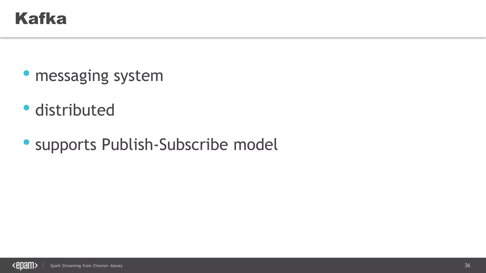 Kafka pours and Spark resolves | PPT