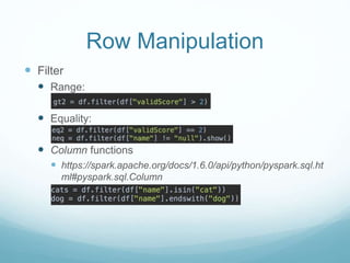 Frustration-Reduced PySpark: Data engineering with DataFrames | PPT