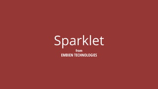 Sparklet - Embedded GUI Library | PDF