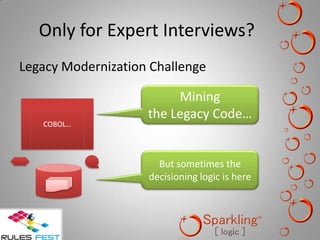 Sparkling Logic presents Agile Knowledge Elicitation | PPT