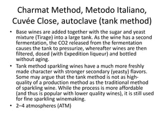 Sparkling wine and champagne | PPTX