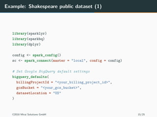 Big Data Analytics in R using sparklyr | PDF
