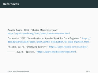 Big Data Analytics in R using sparklyr | PDF
