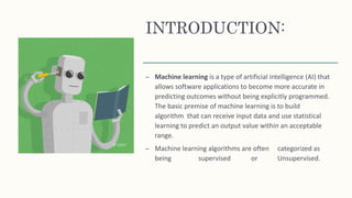 Spark machine learning | PPTX