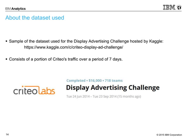 CTR Prediction using Spark Machine Learning Pipelines | PPTX | Databases | Computer Software and ...