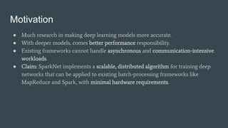 SparkNet presentation | PPT