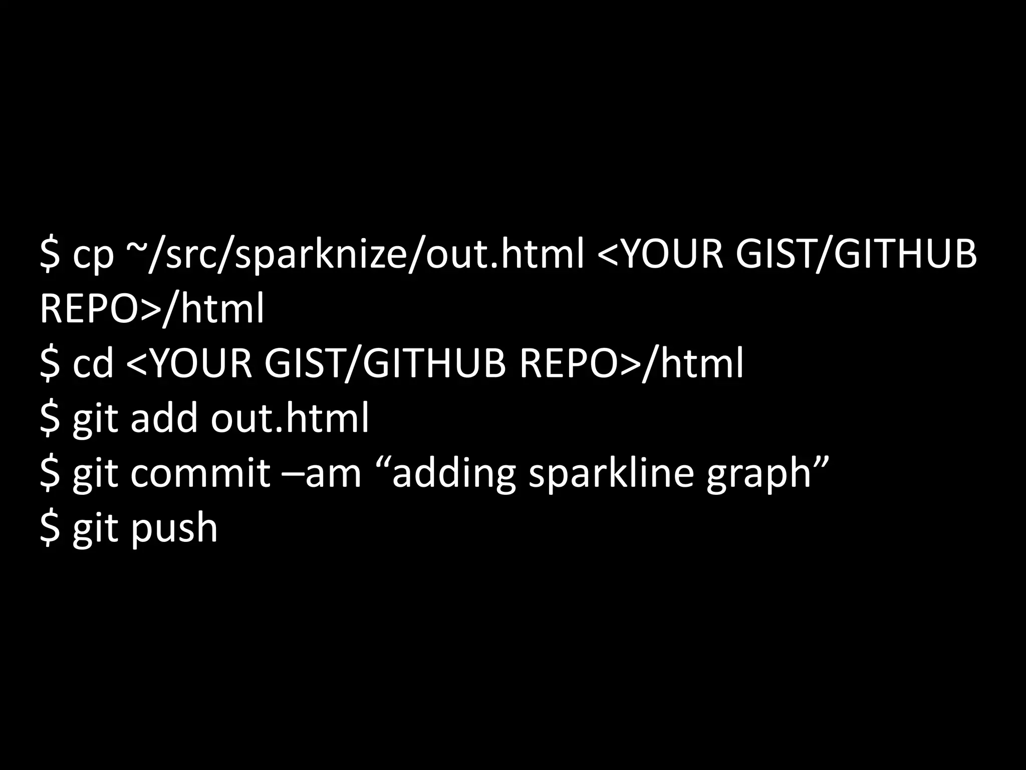 Sparknize Visualize Csv Data With Sparkline In Seconds Ppt