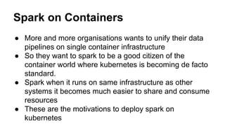 Spark on Kubernetes | PDF